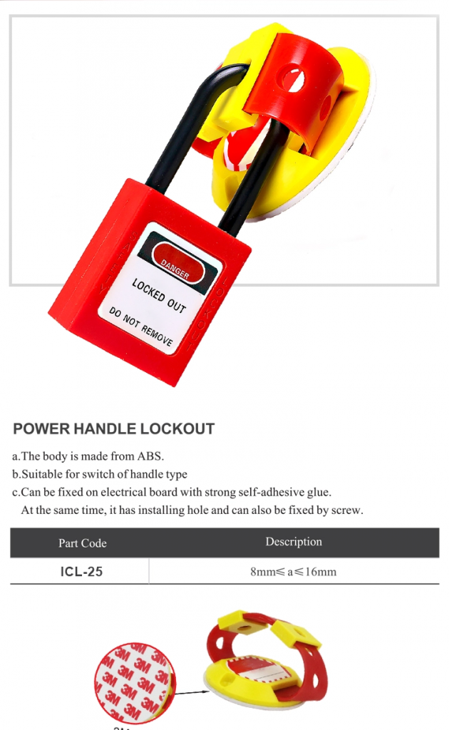 Power Handle Lockout supplier in Bangladesh. - Lockout Tagout